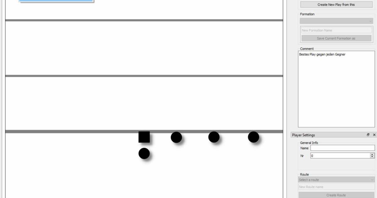 Playbook Creator für Flag Football - FlagFootball.Rocks!